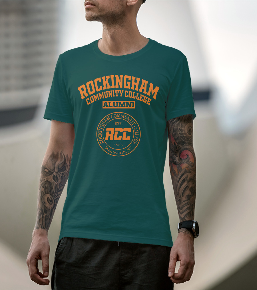 Rockingham Community College Alumni RCC Wentworth NC Est. 1966 T-Shirt
