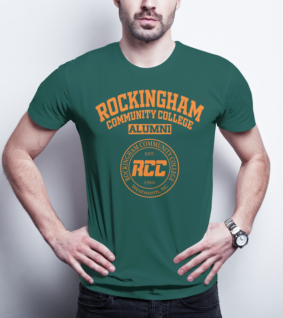 Rockingham Community College Alumni RCC Wentworth NC Est. 1966 T-Shirt