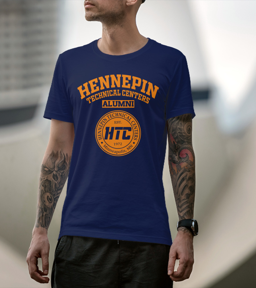 Hennepin Technical Centers Alumni HTC Est. 1972 Minneapolis MN T-Shirt