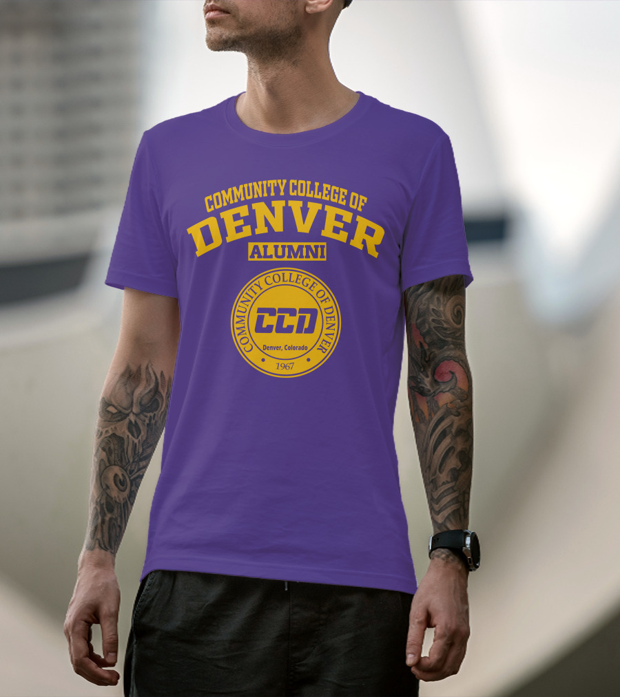 Community College Of Denver Alumni CCD 1967 Denver Colorado T-Shirt