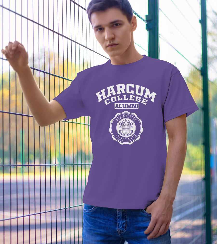 Harcum College Alumni 1915 Seal Purple T-Shirt