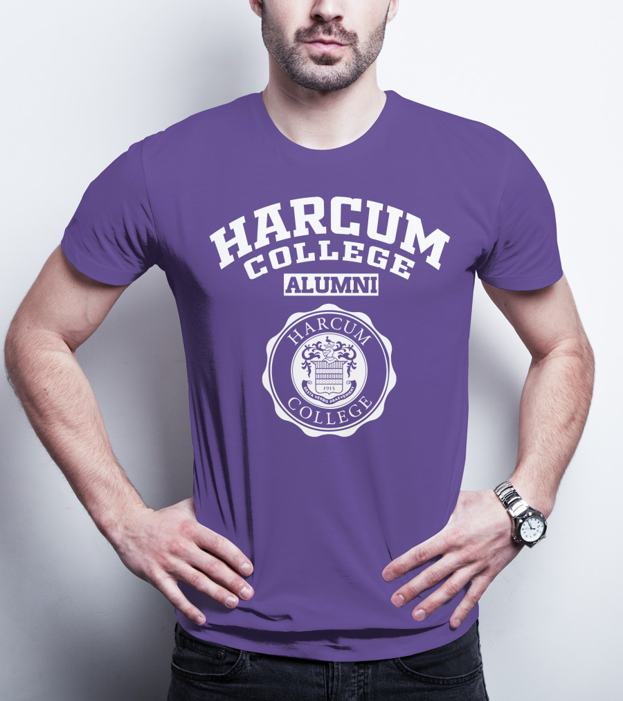 Harcum College Alumni 1915 Seal Purple T-Shirt