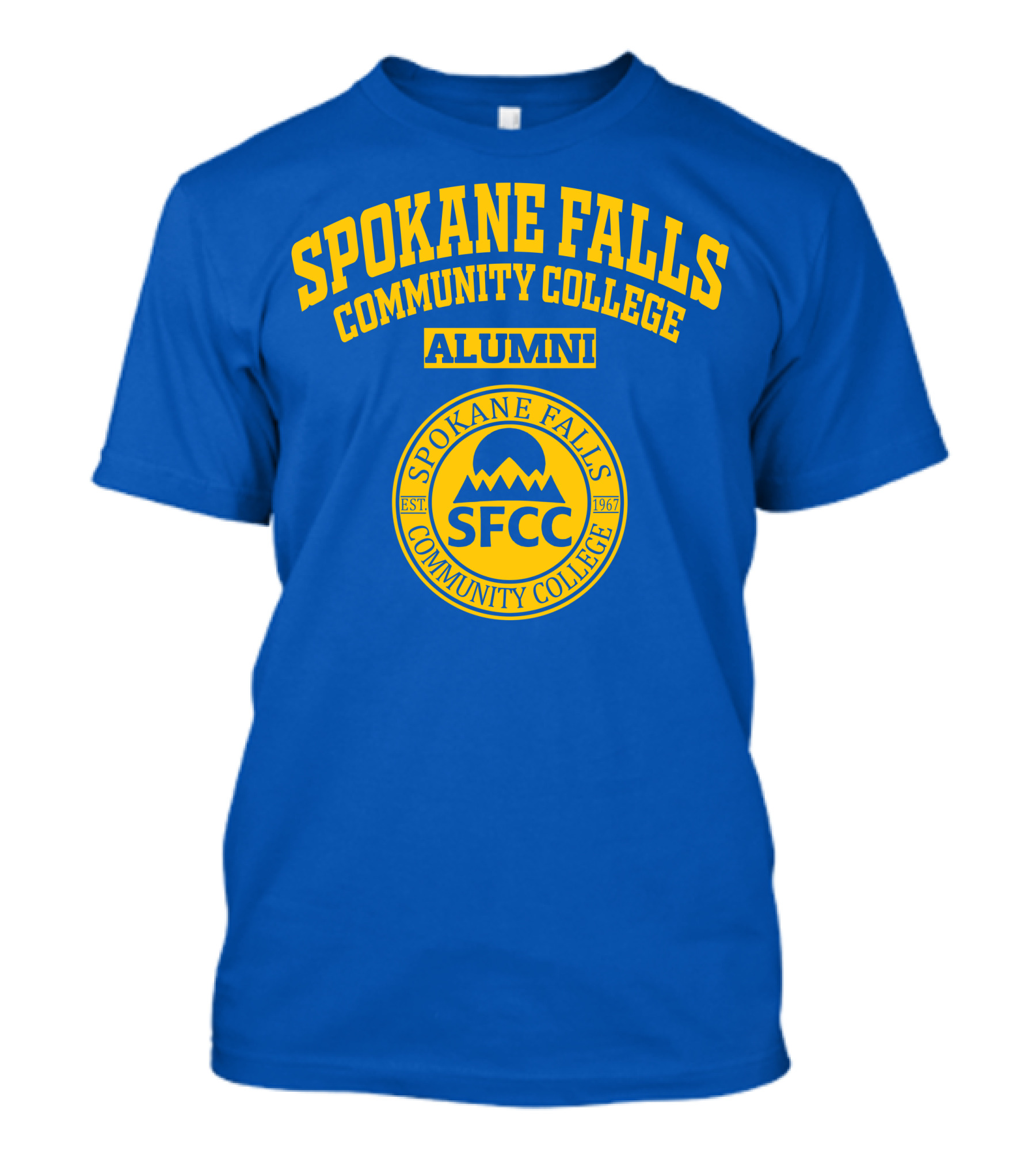 Spokane Falls Community College Alumni SFCC EST 1967 T-Shirt