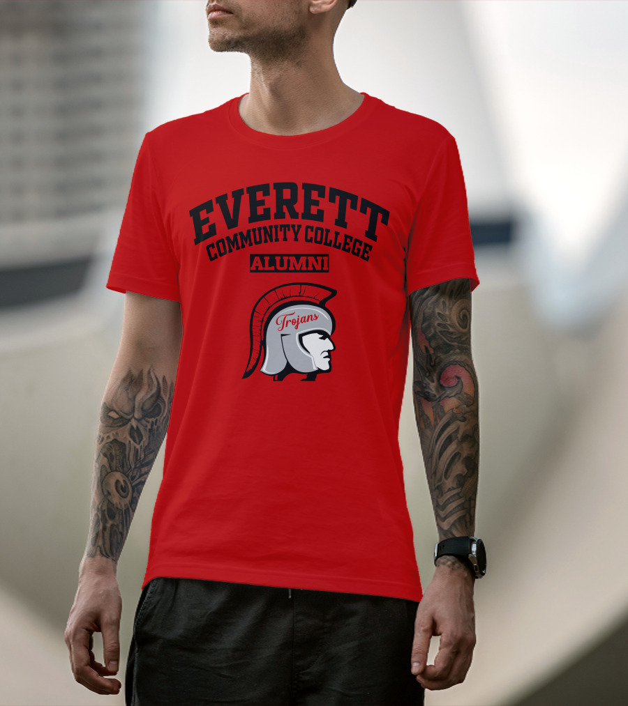 Everett Community College Alumni Trojans T-Shirt