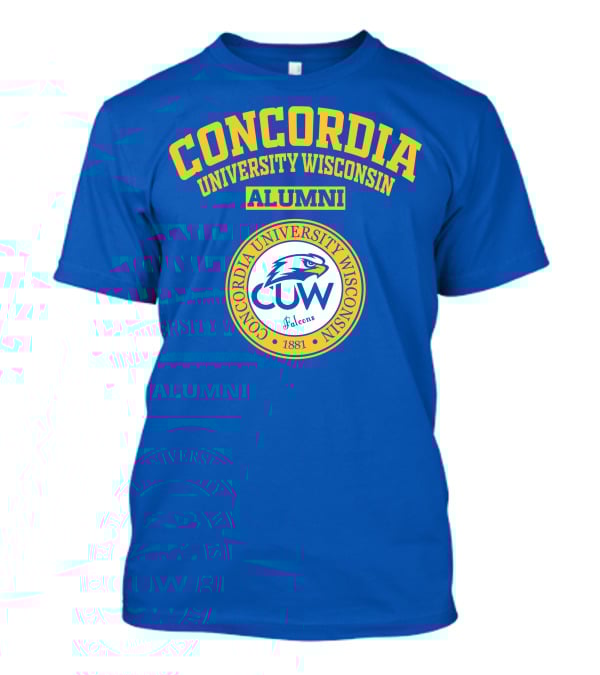CONCORDIA UNIVERSITY WISCONSIN ALUMNI CUW Falcons 1881 T-Shirt