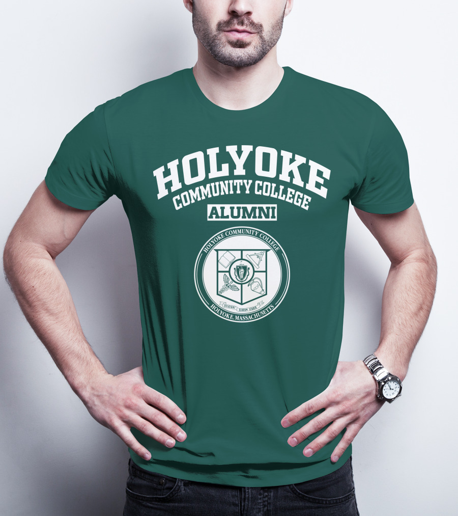 Holyoke Community College Alumni Holyoke Massachusetts Seal T-Shirt