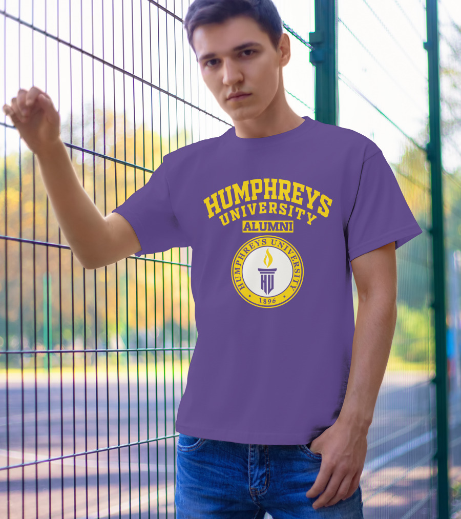 Humphreys University Alumni 1896 Torch Emblem T-Shirt