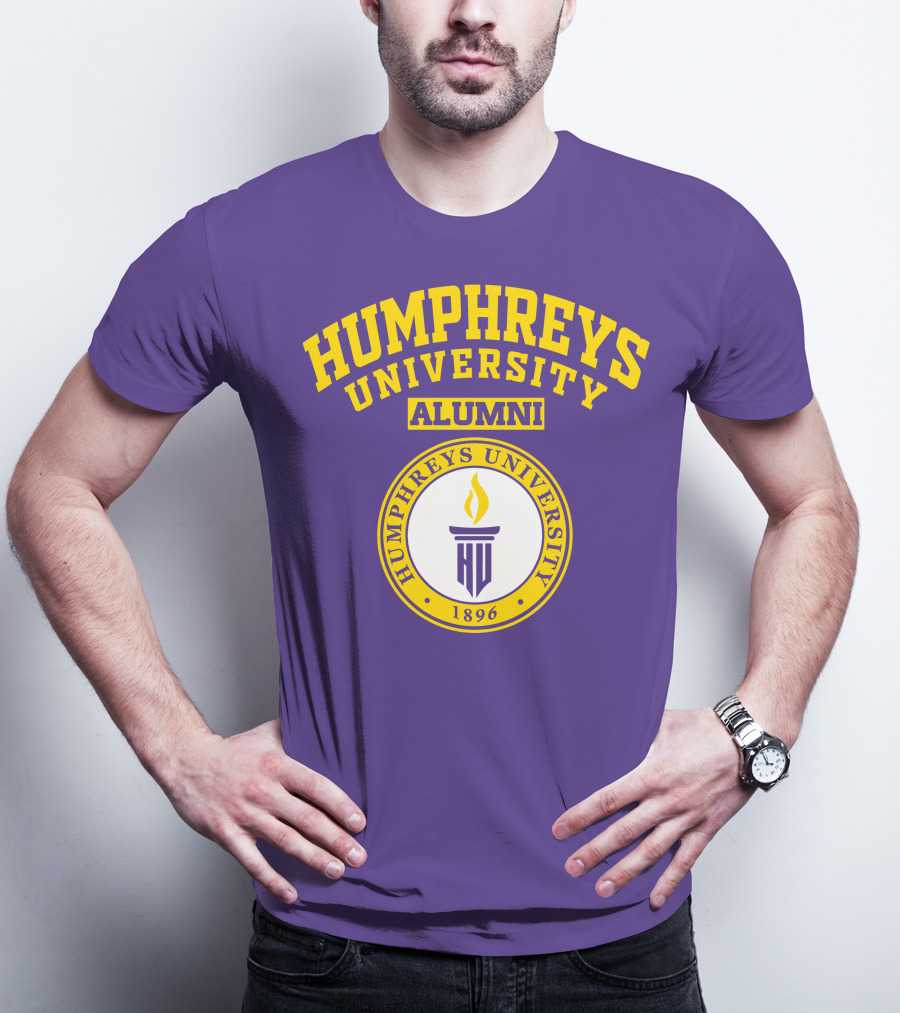 Humphreys University Alumni 1896 Torch Emblem T-Shirt