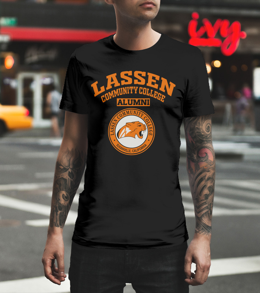 Lassen Community College Alumni Susanville California Tiger T-Shirt