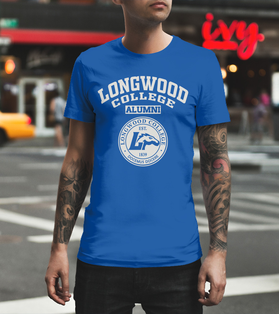 Longwood College Alumni Est. 1839 Docemus Docere T-Shirt