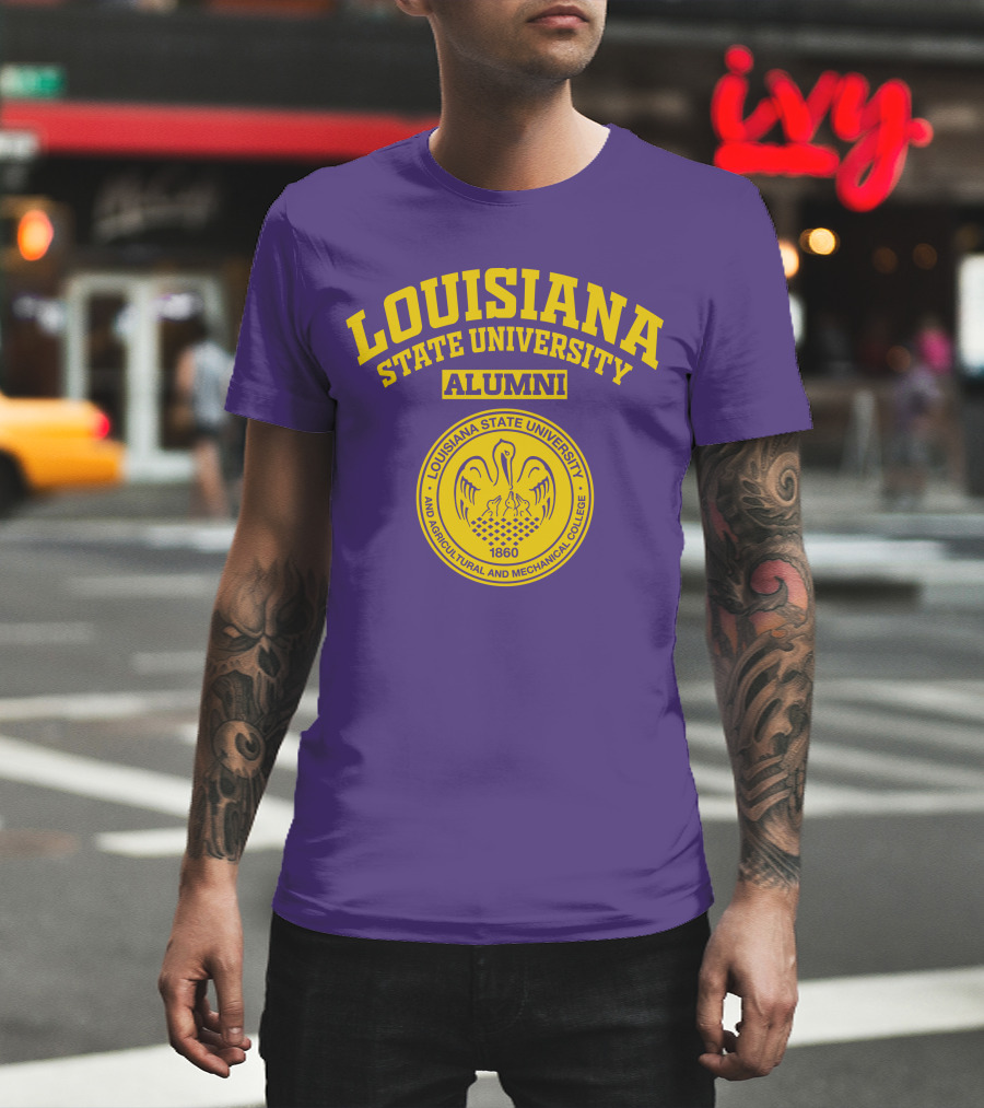 Louisiana State University Alumni Emblem 1860 T-Shirt