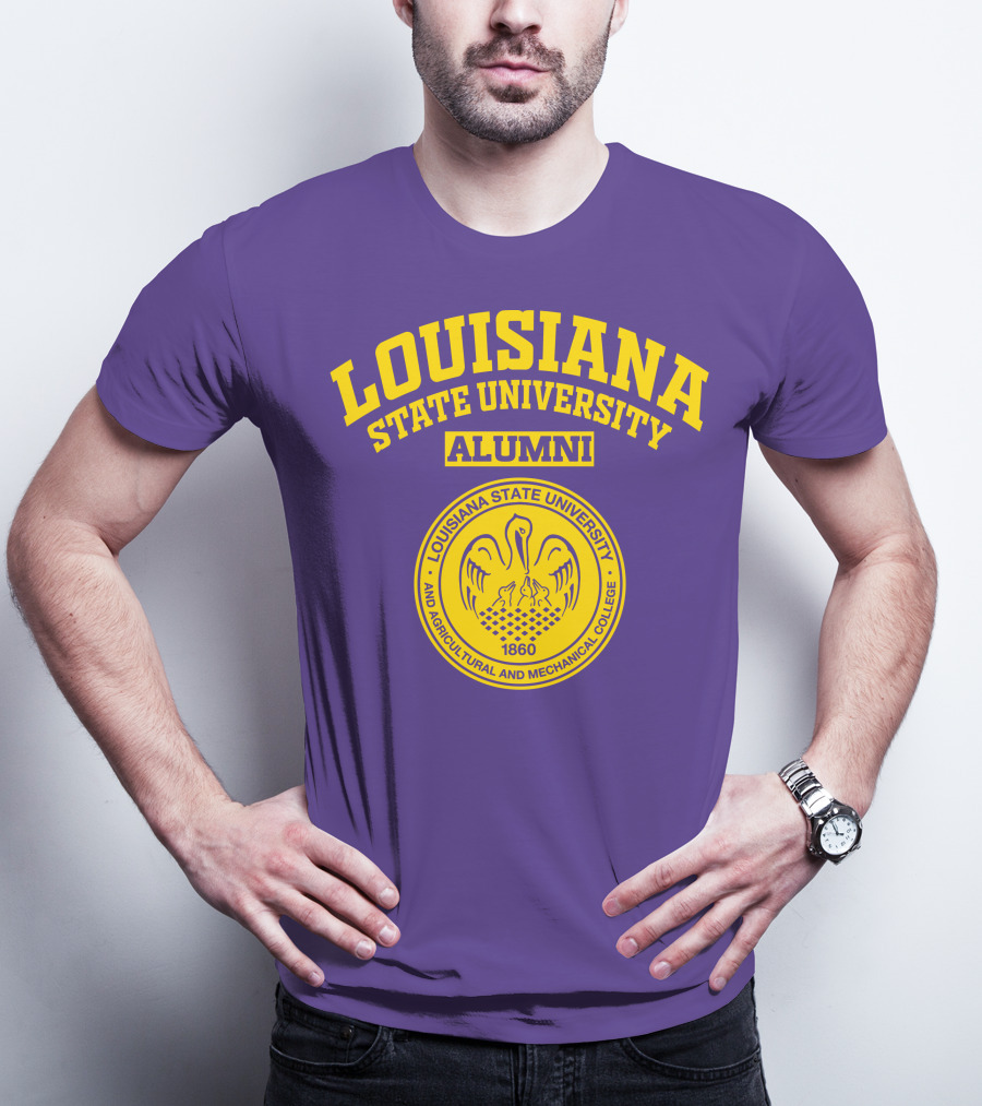 Louisiana State University Alumni Emblem 1860 T-Shirt