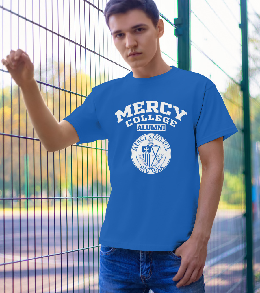 Mercy College Alumni New York Crest T-Shirt