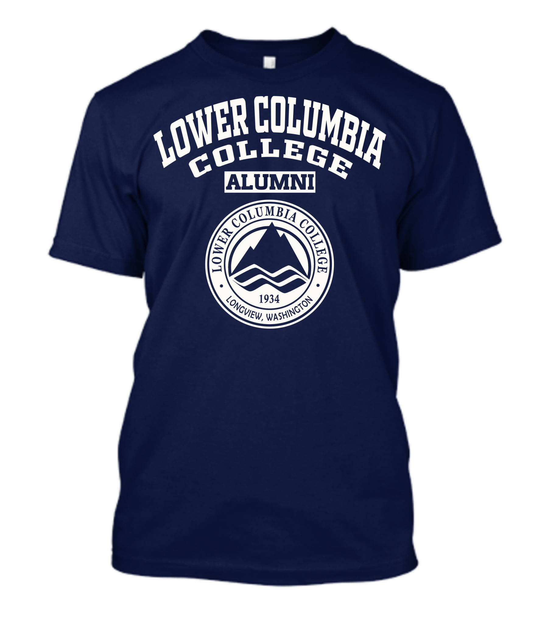 Lower Columbia College Alumni 1934 Longview Washington T-Shirt