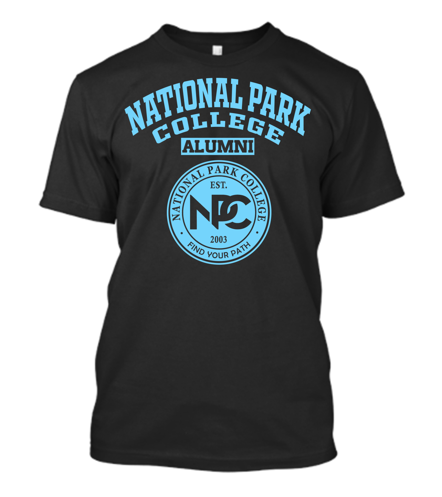 National Park College Alumni NPC Est. 2003 Find Your Path T-Shirt