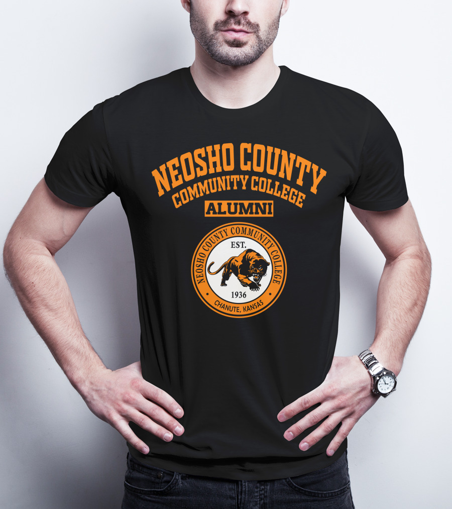 Neosho County Community College Alumni EST 1936 Chanute Kansas Panther T-Shirt