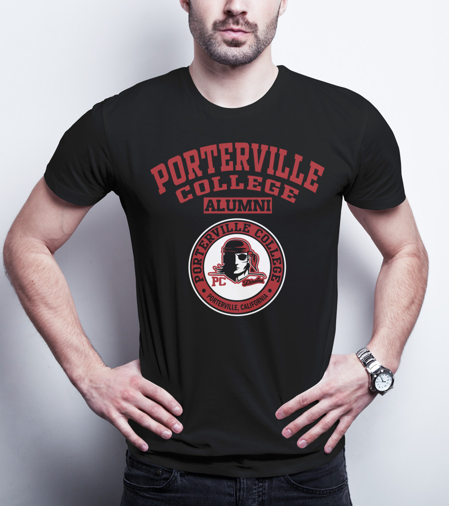 Porterville College Alumni California PC Pirate T-Shirt