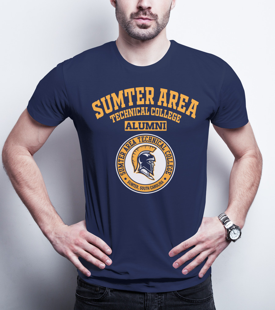 Sumter Area Technical College Alumni South Carolina Spartan Head T-Shirt