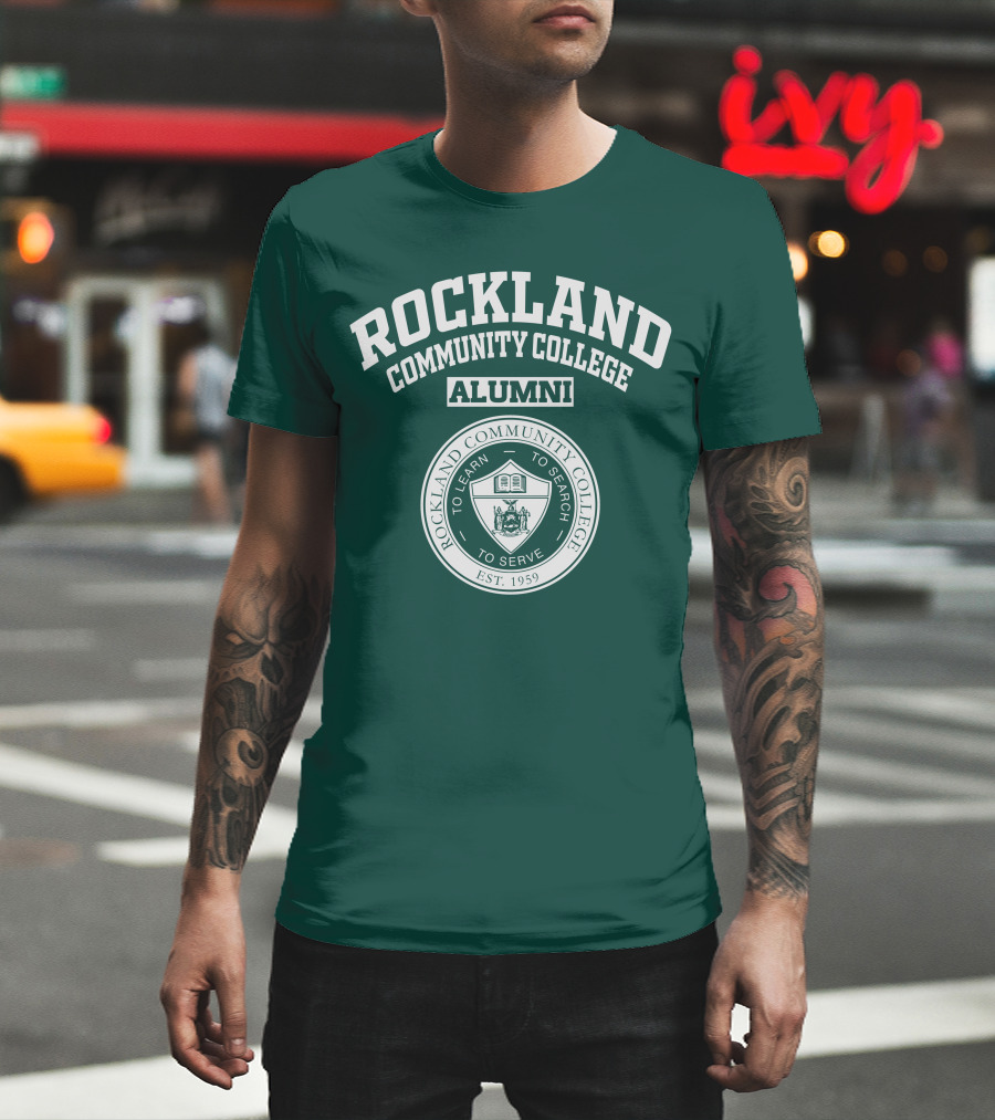 Rockland Community College Alumni To Learn To Search To Serve Est. 1959 T-Shirt