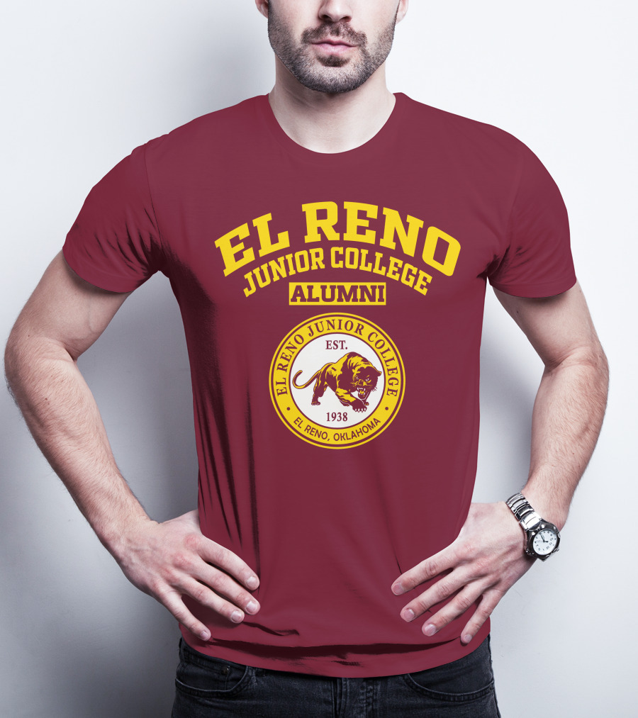 EL RENO JUNIOR COLLEGE ALUMNI EST 1938 EL RENO OKLAHOMA T-Shirt