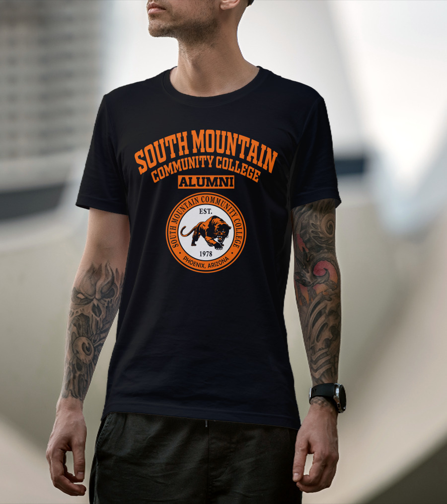 South Mountain Community College Alumni Phoenix Arizona Est. 1978 Panther T-Shirt