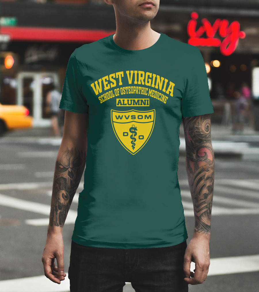 West Virginia School Of Osteopathic Medicine Alumni WVSOM DO Shield T-Shirt