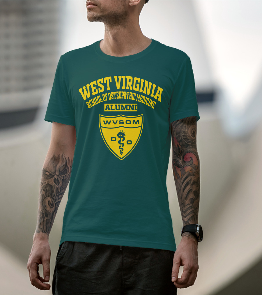 West Virginia School Of Osteopathic Medicine Alumni WVSOM DO Shield T-Shirt