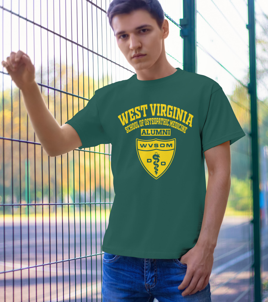 West Virginia School Of Osteopathic Medicine Alumni WVSOM DO Shield T-Shirt