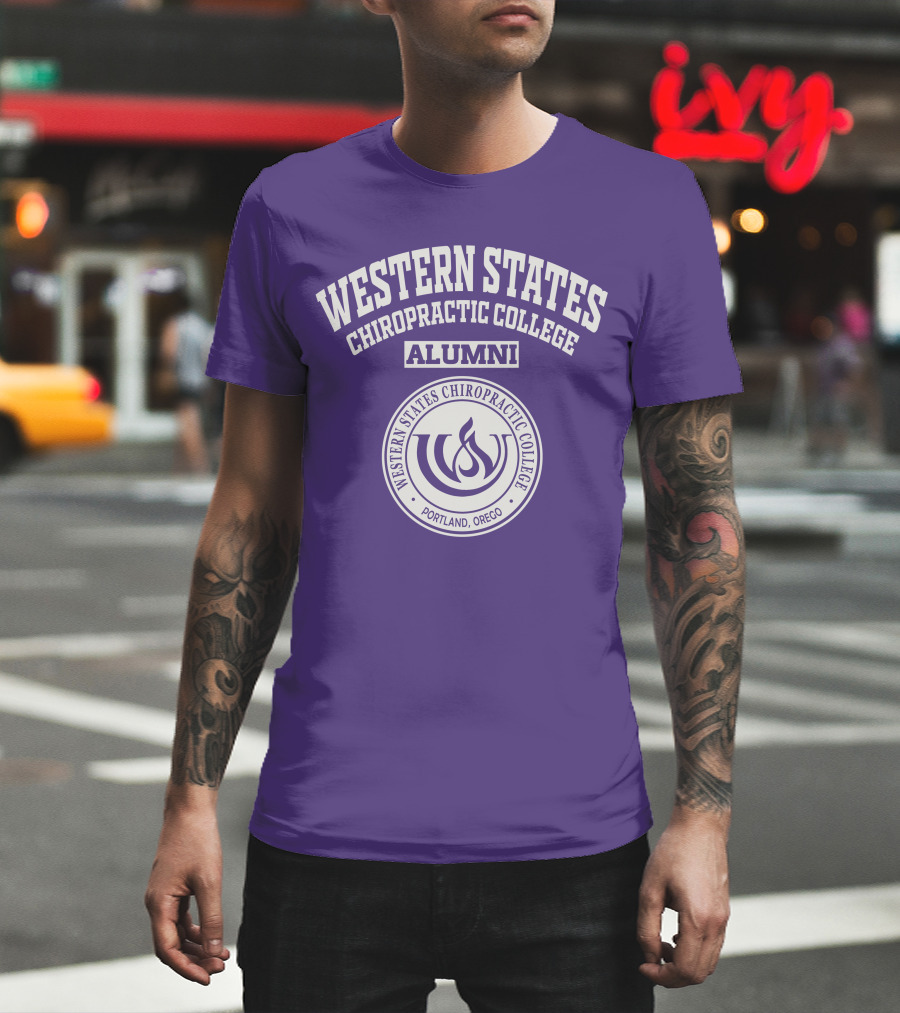Western States Chiropractic College Alumni Portland Oregon T-Shirt