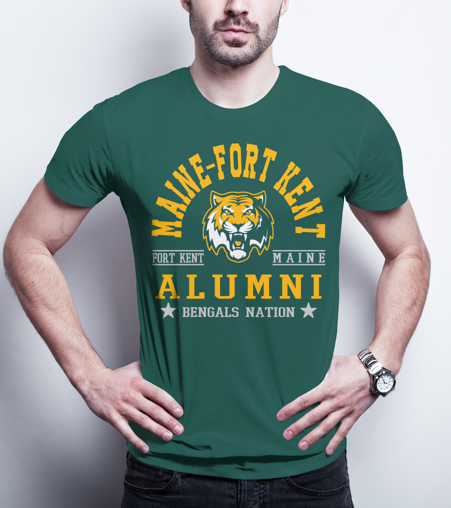 Maine-Fort Kent Alumni Bengals Nation Fort Kent Maine T-Shirt