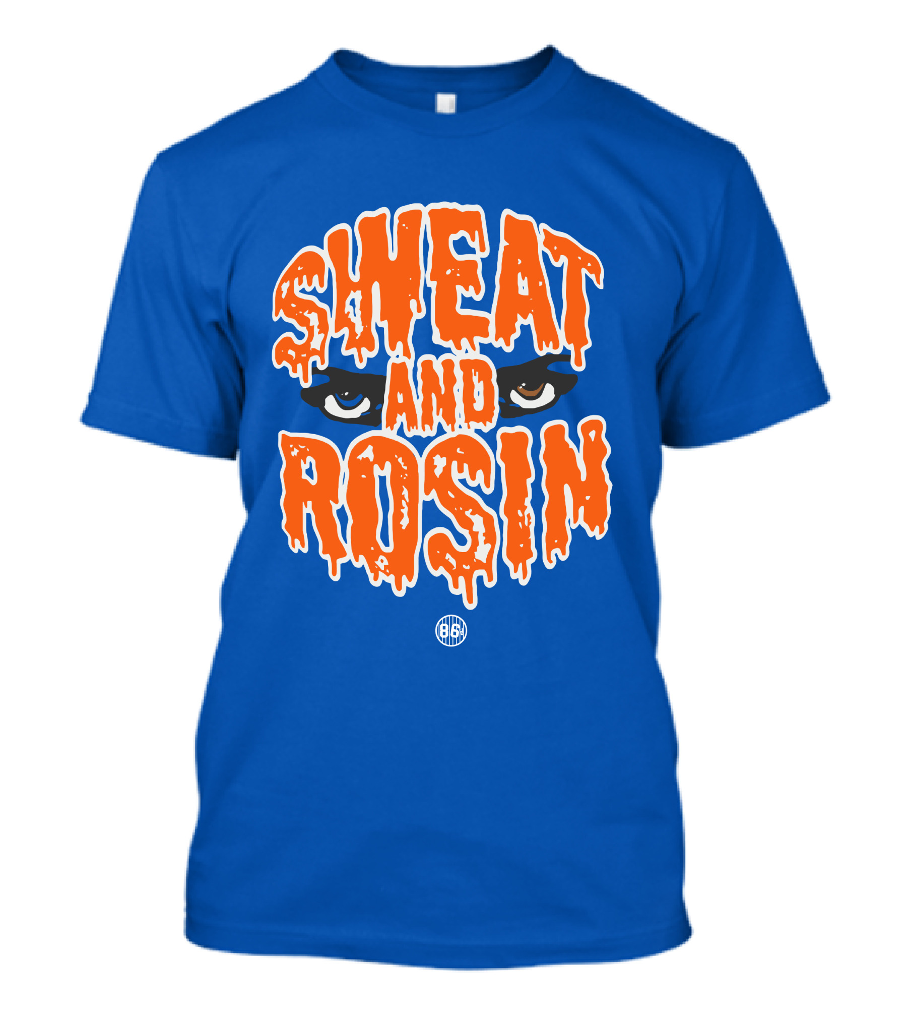 SWEAT AND ROSIN Eyes Dripping Orange 86 T-Shirt