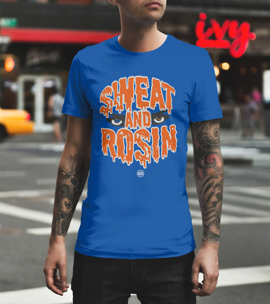 SWEAT AND ROSIN Eyes Dripping Orange 86 T-Shirt