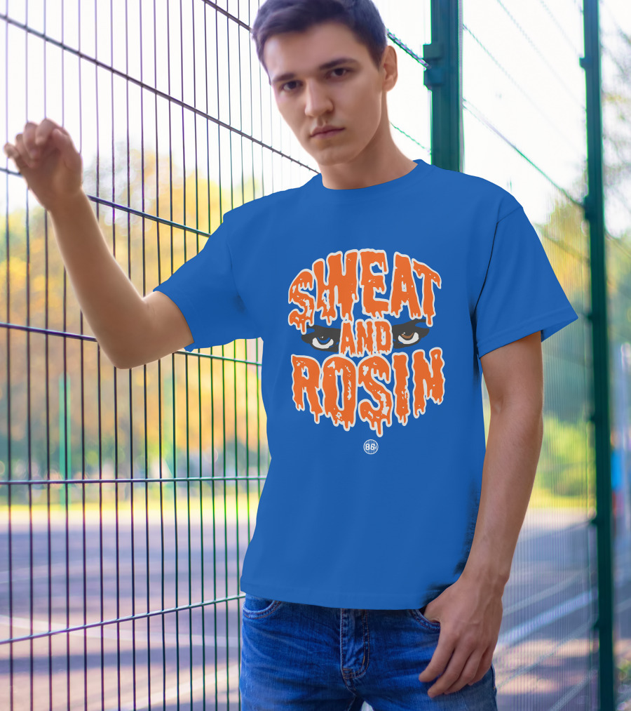 SWEAT AND ROSIN Eyes Dripping Orange 86 T-Shirt
