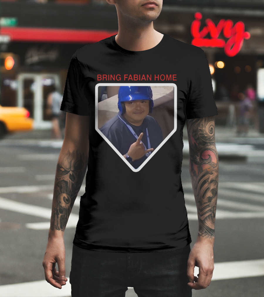 Bring Fabian Home Baseball Fan Moment T-Shirt