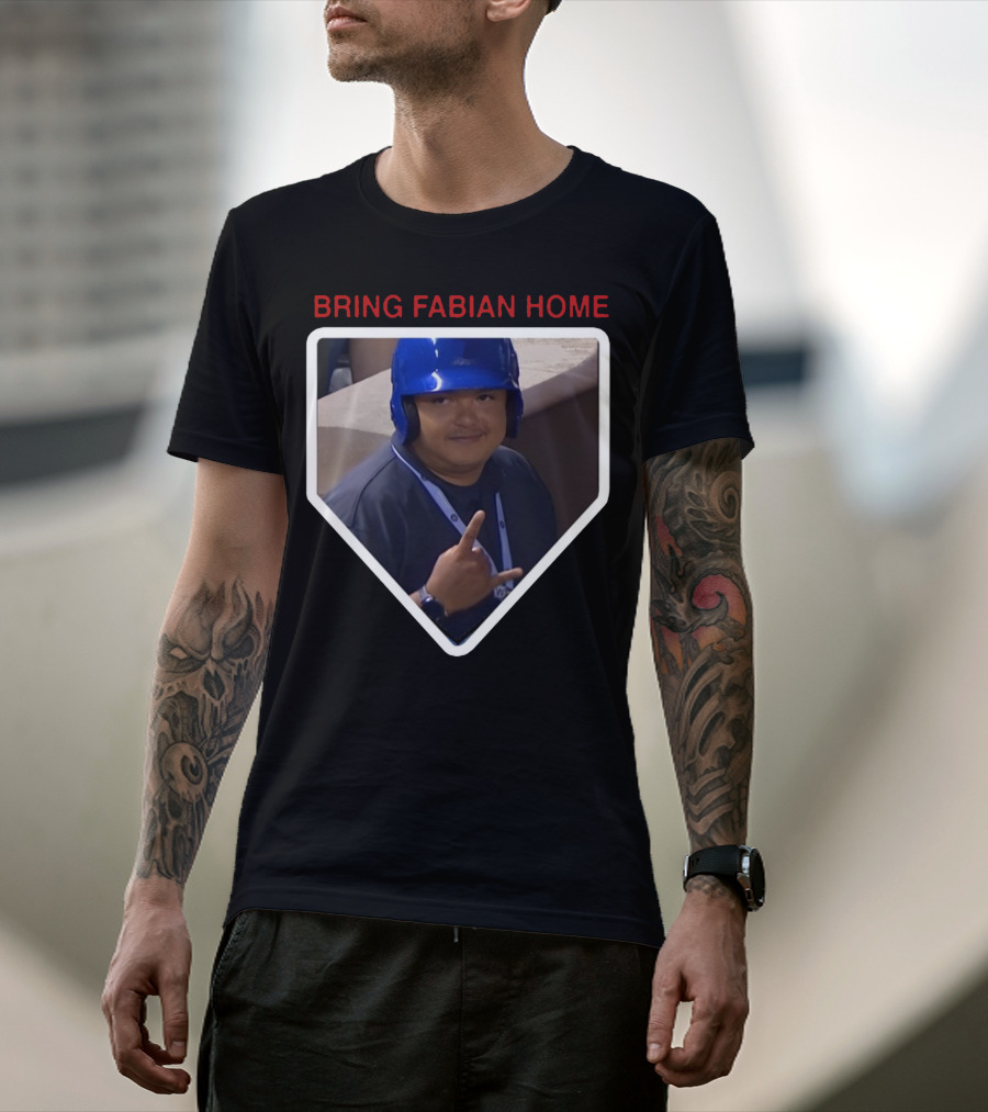 Bring Fabian Home Baseball Fan Moment T-Shirt