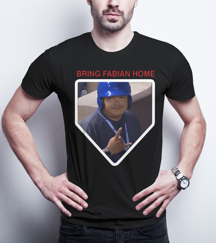 Bring Fabian Home Baseball Fan Moment T-Shirt