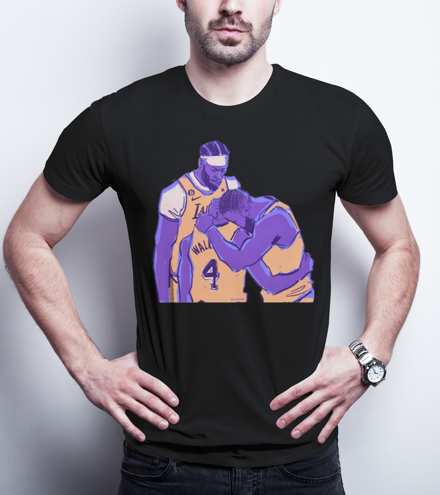 Jack Perkins Lonnie Iv Lakers Team Purehoop Walker 4 T-Shirt