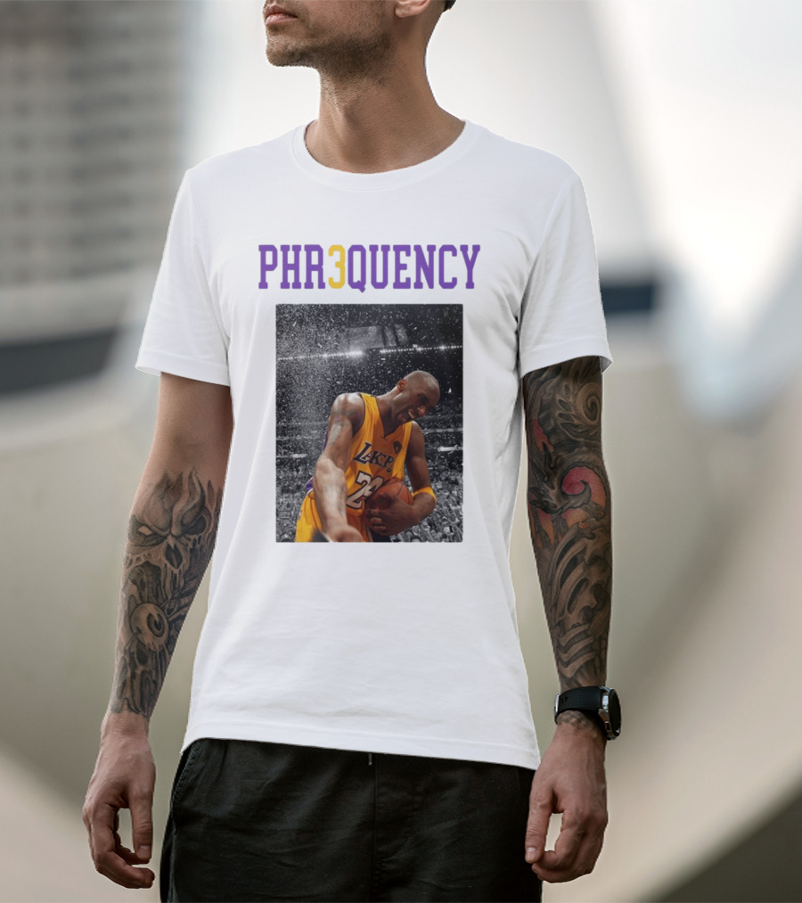 PHR3QUENCY Lakers 24 Basketball T-Shirt