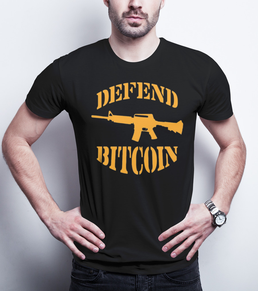 Defend Bitcoin Rifle T-Shirt