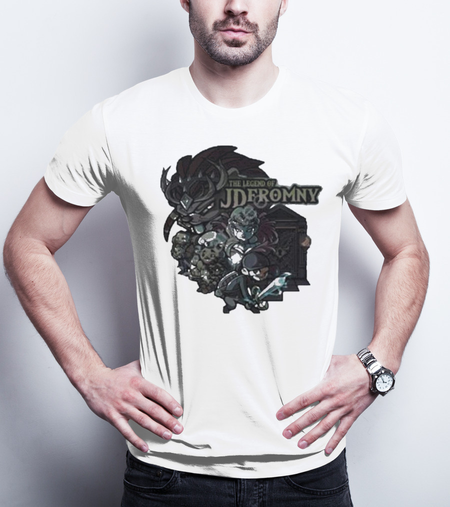 The Legend Of Jdromny Dark Adventure Characters T-Shirt