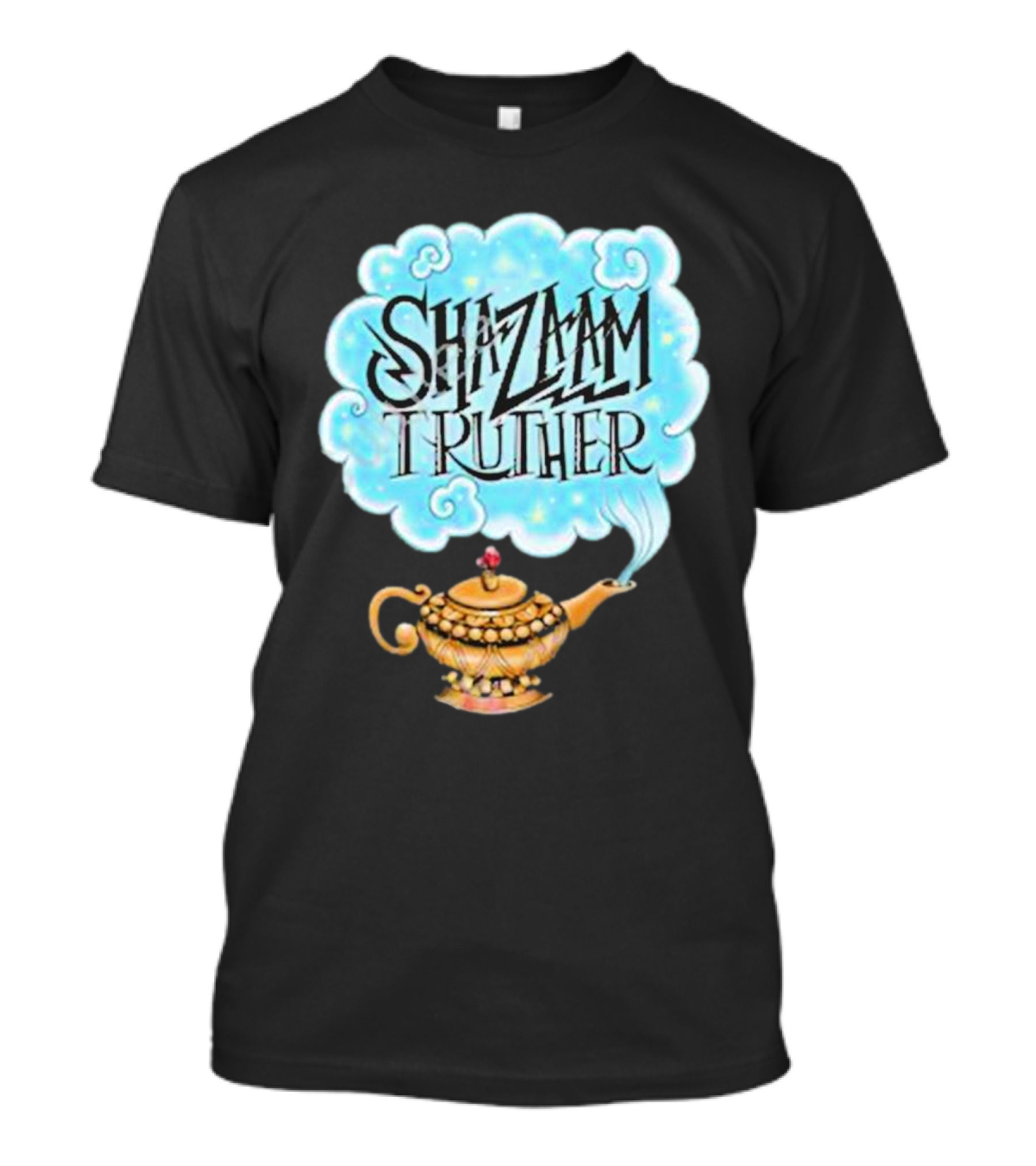 Shazaam Truther Magic Lamp Cloud T-Shirt