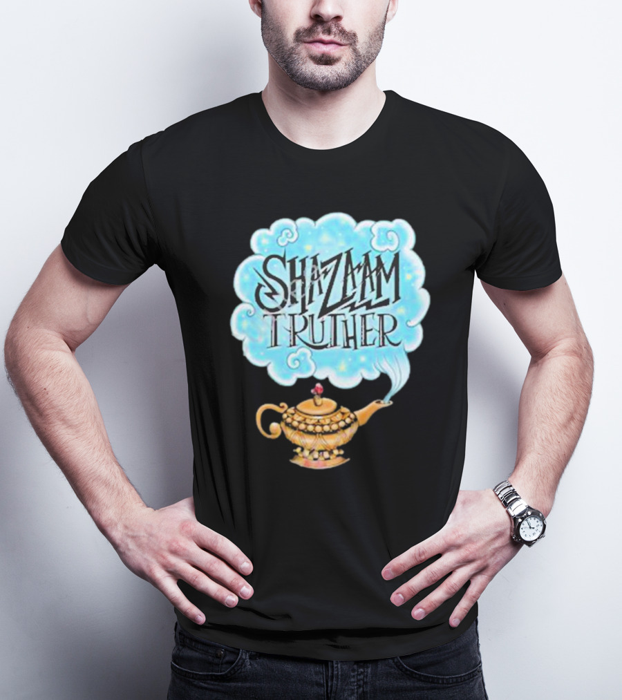 Shazaam Truther Magic Lamp Cloud T-Shirt