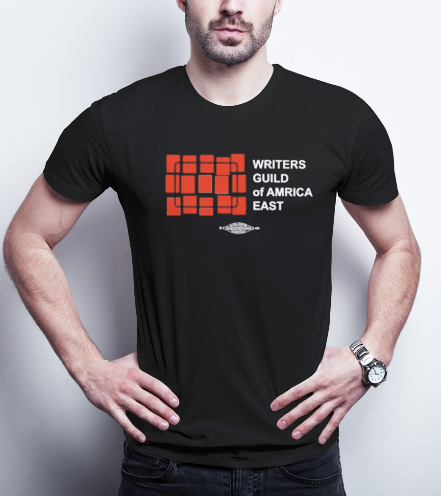 Writers Guild Of America East Red Square T-Shirt