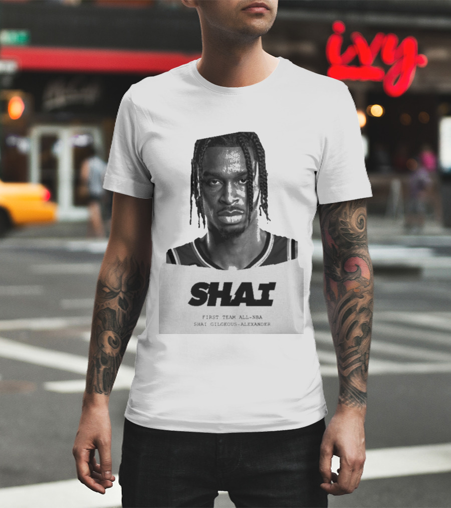 Sportscenter Shai First Team All-NBA Shai Gilgeous-Alexander T-Shirt