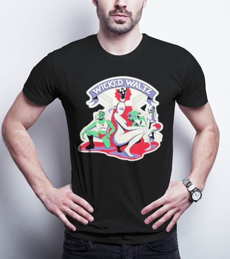 Wicked Waltz Lewberger Monster Characters On Red Carpet T-Shirt