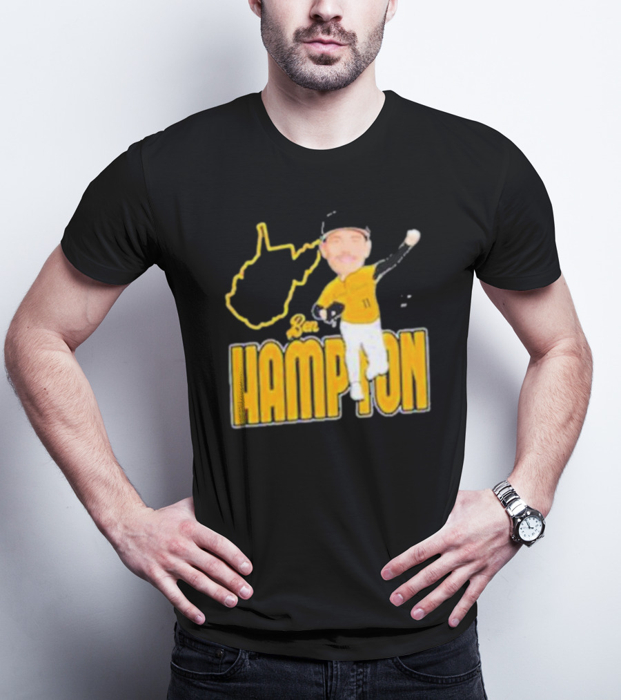 Ben Hampton West Virginia Baseball 11 Fan T-Shirt
