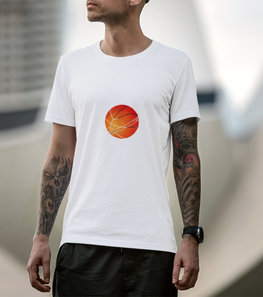 Basketball Lovers Basketball Player Galaxy Planet Basketball Space T-Shirt