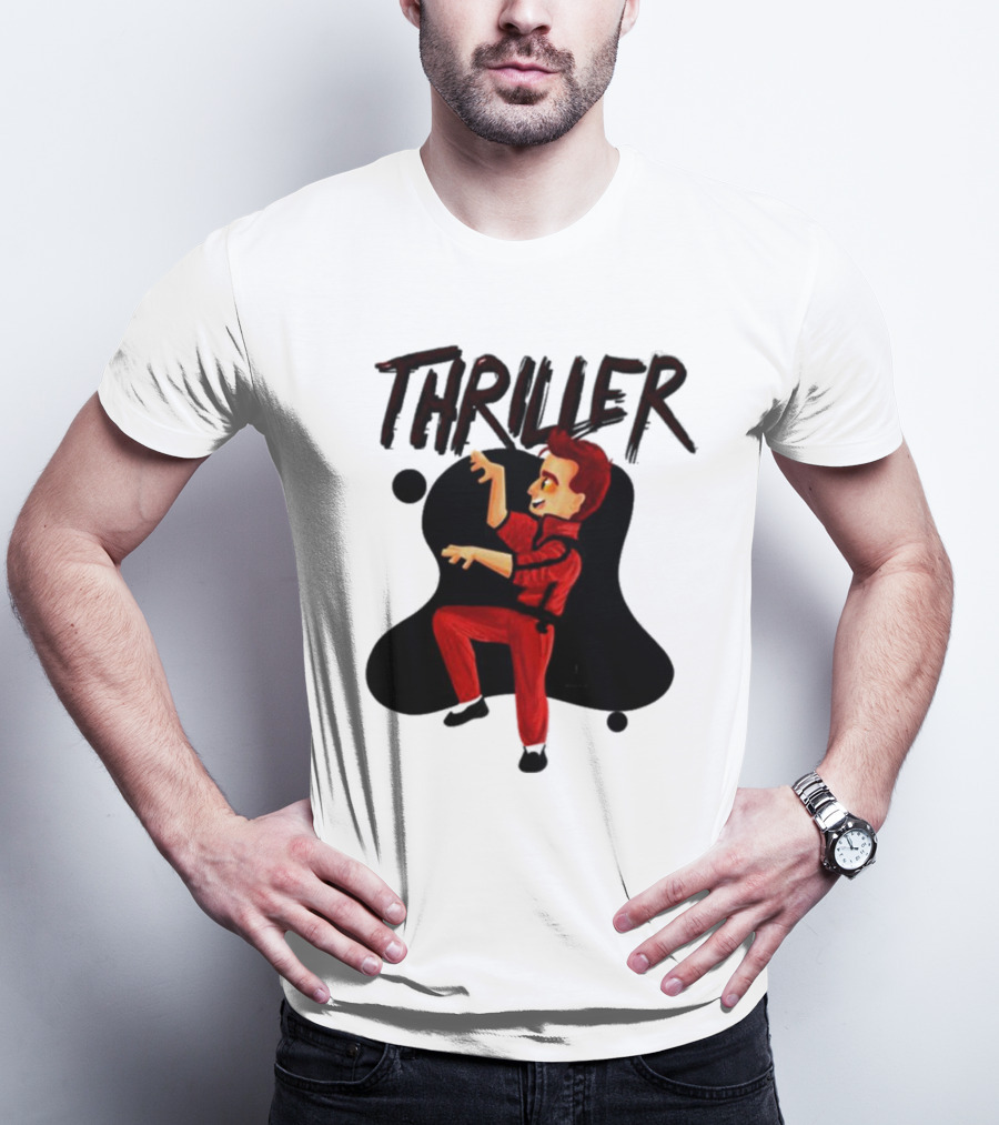 Crowley Thriller Cartoon Dance Good Omens T-Shirt
