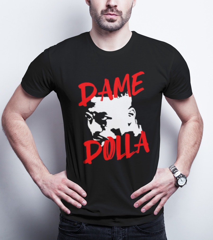 Dame Dolla Face Portrait Star Blazers T-Shirt