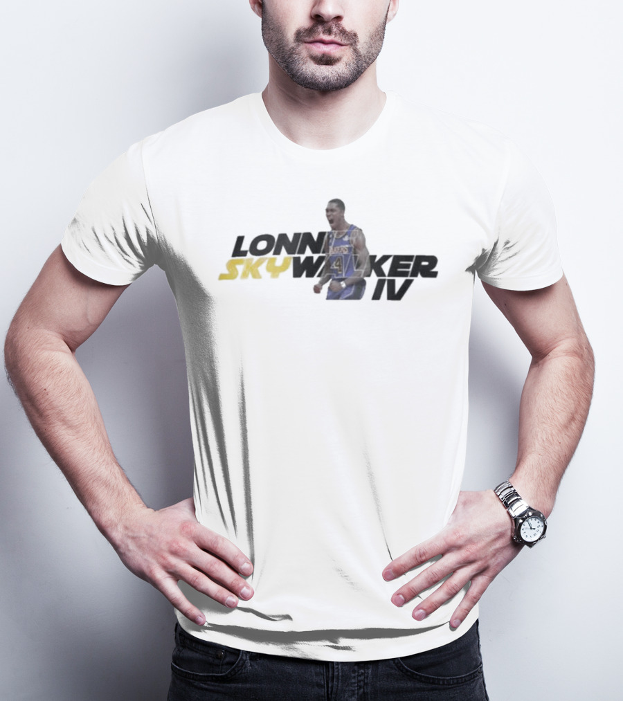 Lonnie Skywalker Walker IV Los Angeles Lakers NBA T-Shirt